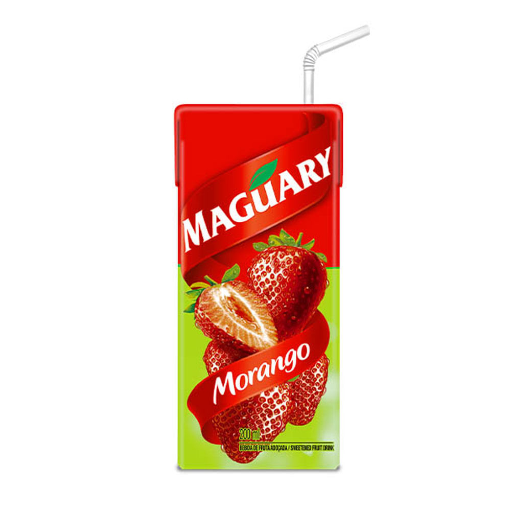 Bebida Com Suco Maguary Morango 200ml
