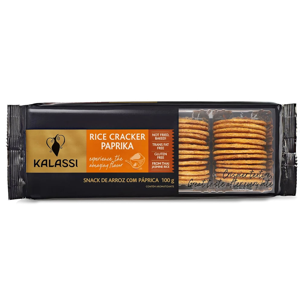 Snack Tai Kalassi Rice Cracker Paprica 100g