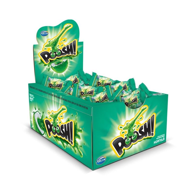 Chicle Poosh Hortelã 200g