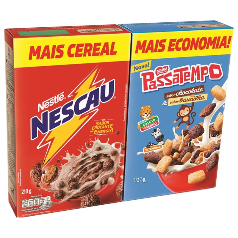 Cereal Matinal Nescau 210G-Passatempo 190G
