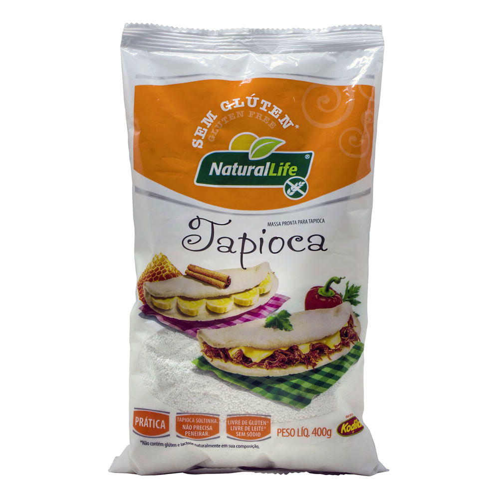 Goma de tapioca sem glúten Natural Life 400g