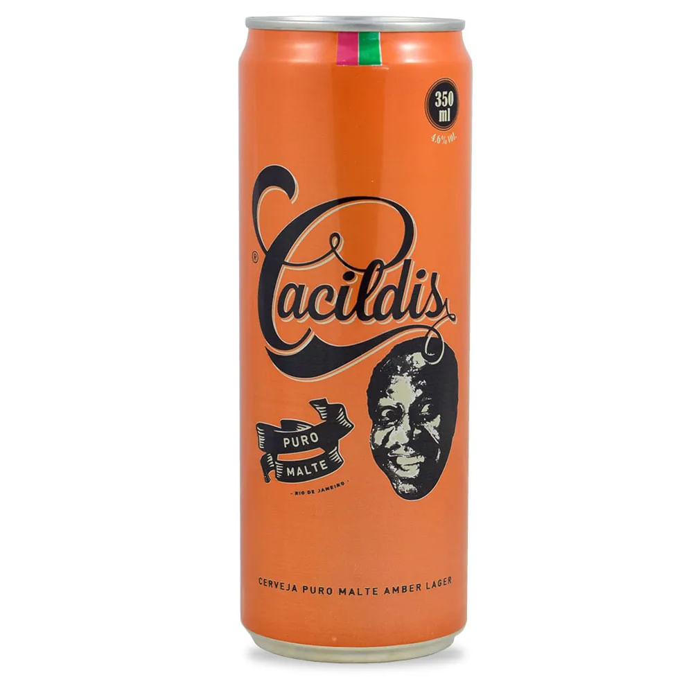 Cerveja Cacildis 350ml Lt Puro Malte Amber Lager