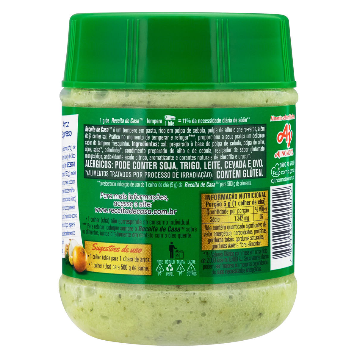 Tempero Pronto Receita De Casa S Pi 450g
