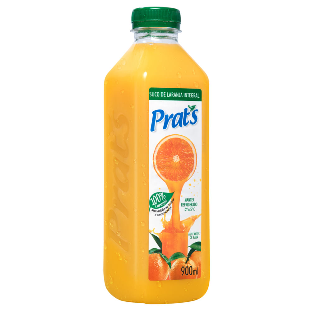Suco Pronto Prats Integral Laranja 900ml