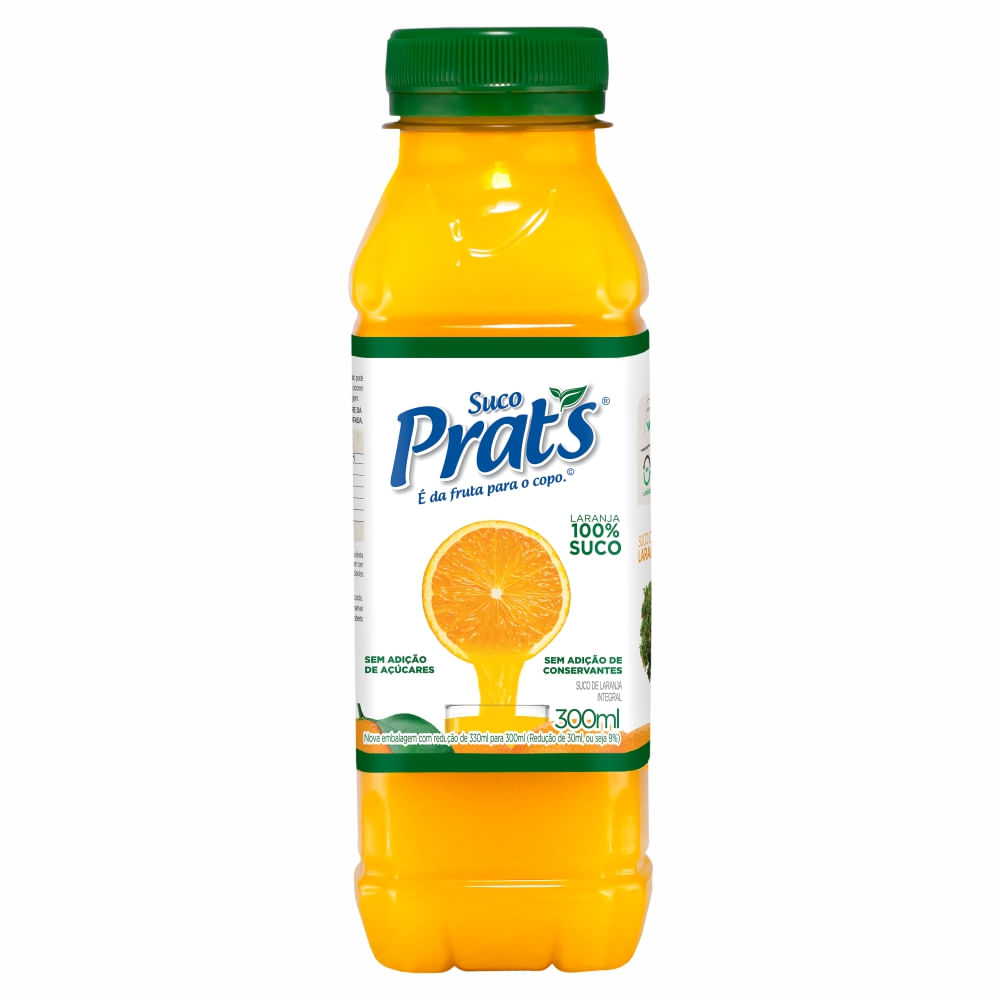 Suco Refrigerado Prats Laranja 300ml