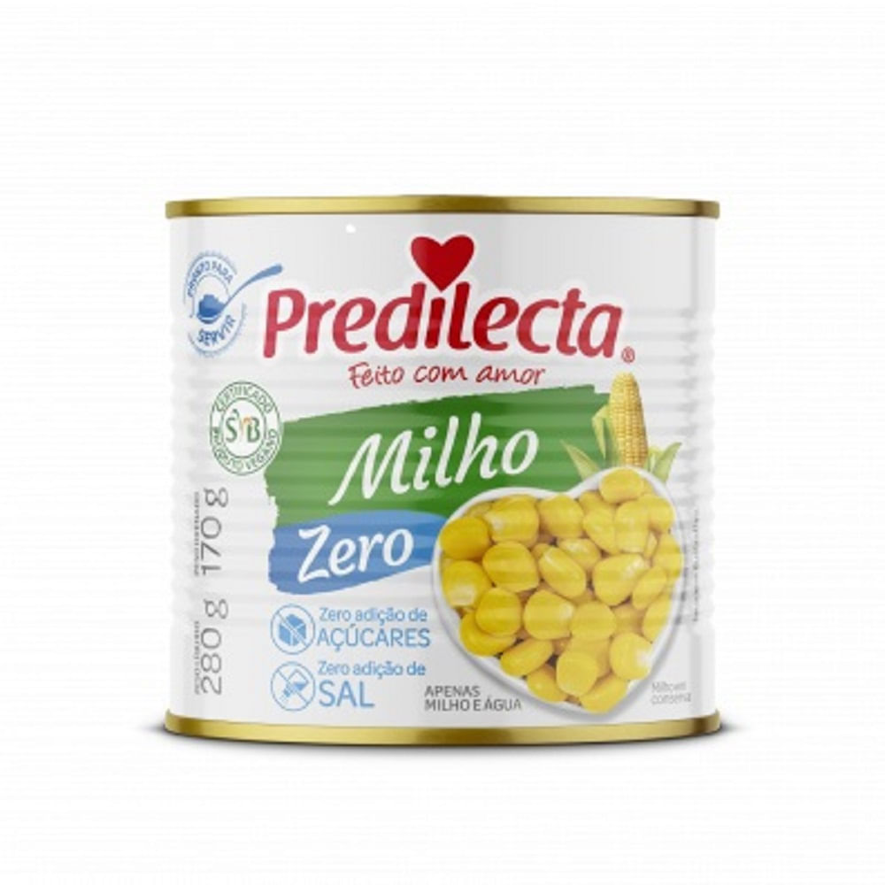 Milho Verde Predilecta Lata Zero 170G