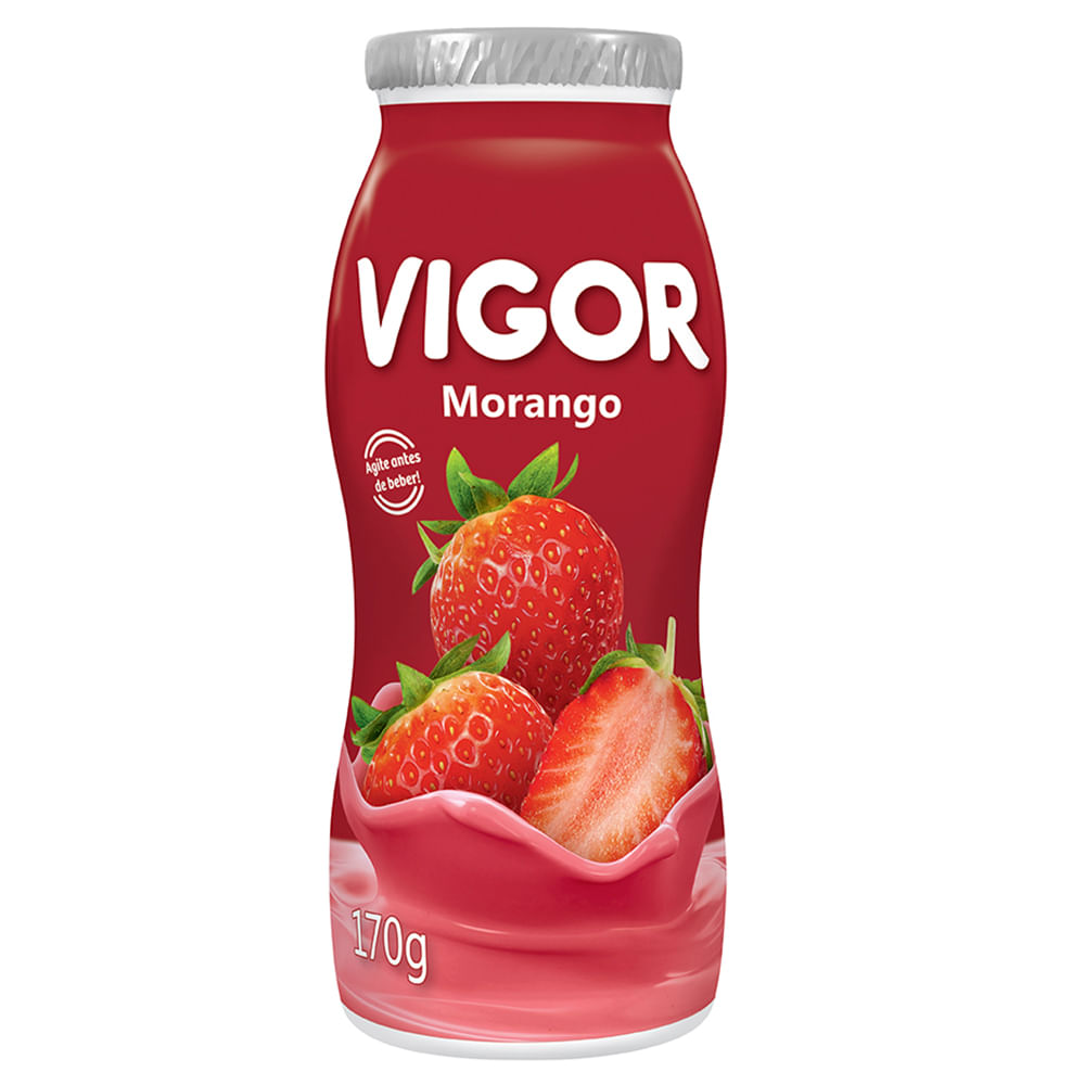 Iogurte Vigor Líquido Morango 170g