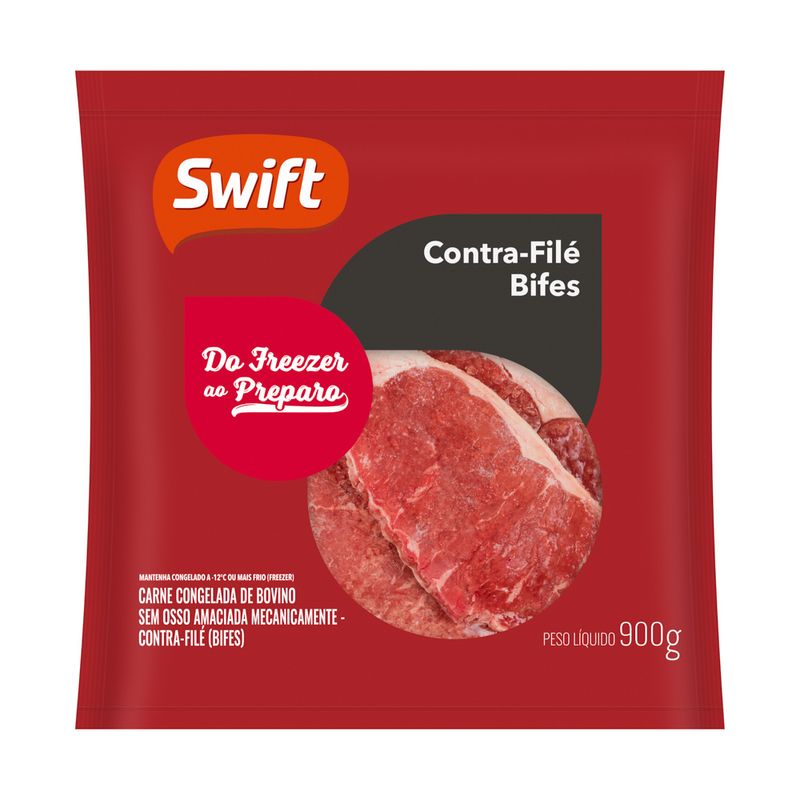 Bife Bovino Contra Filé Swift Congelado 900G - Supermercado Savegnago Bife Bovino Contra Filé Swift Congelado 900G - Supermercado Savegnago
