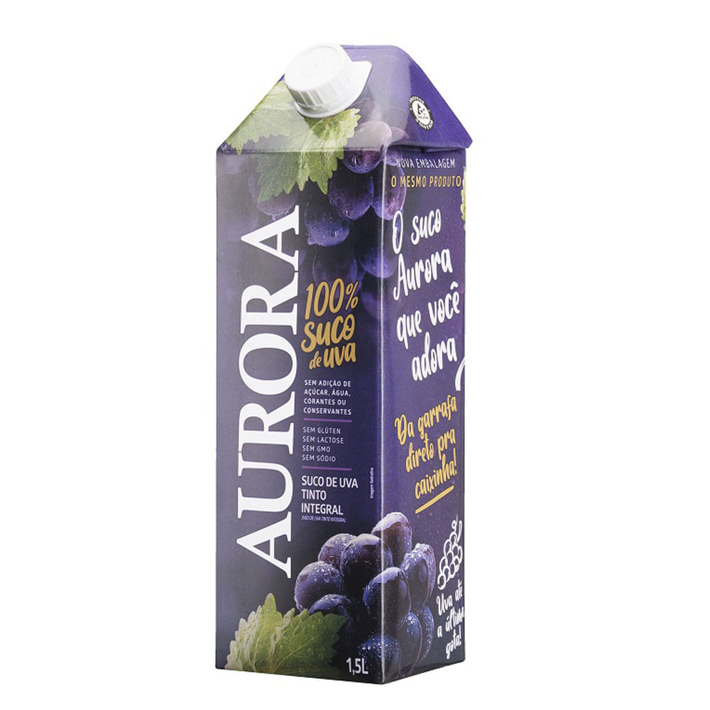 Suco Aurora TP Integral Uva Tinto 1,5l