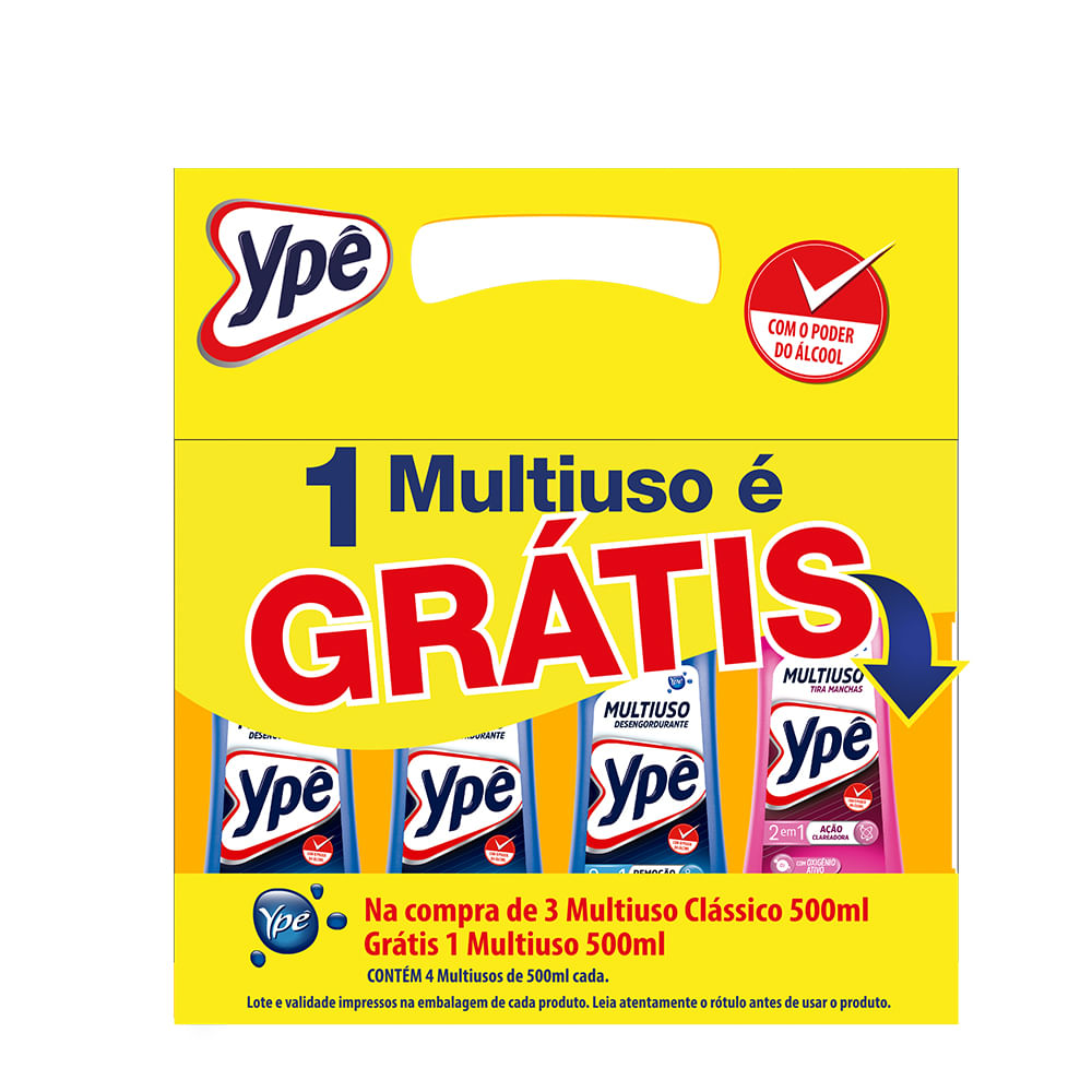 Multiuso Ypê Premium Leve 4 Pague 3 500ml - Oferta | Savegnago