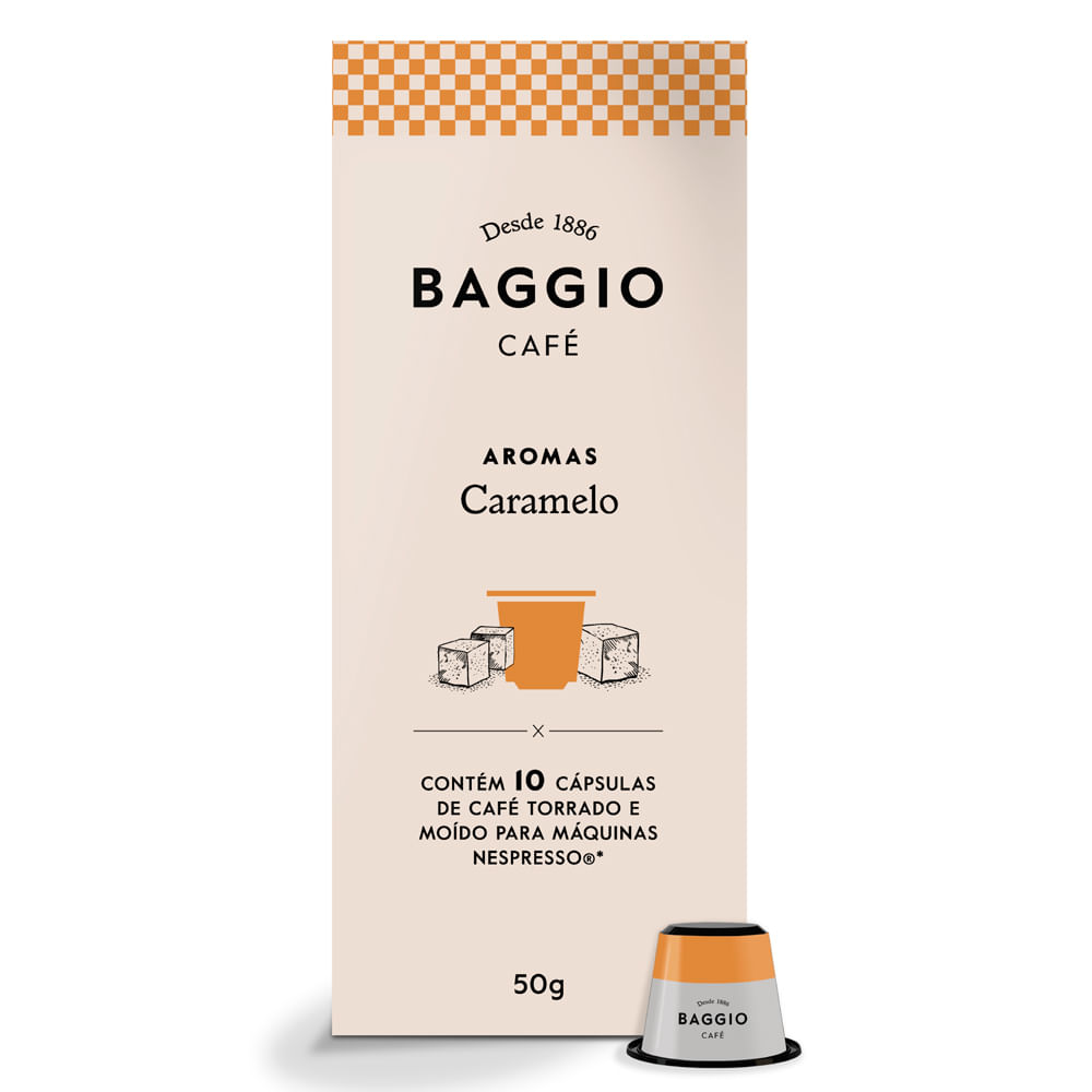 Cápsula de café Baggio Aromas Caramelo 10 un