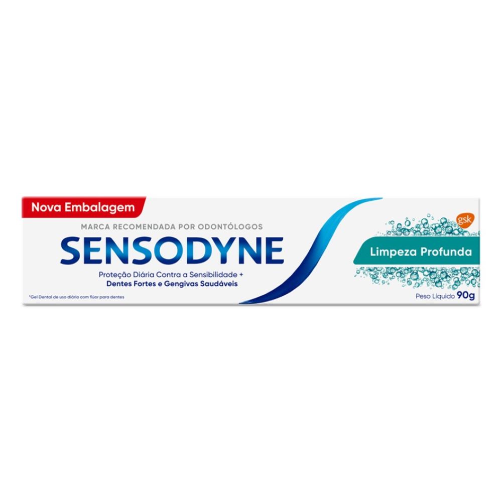 Cr Dent Sensodyne 90g Limpeza Profunda