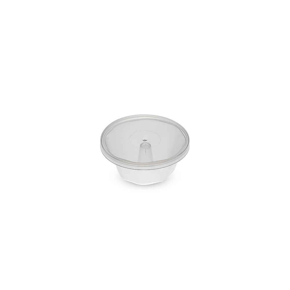 Forma Pudim Plástica Descartável Plastilania 80ml Mini