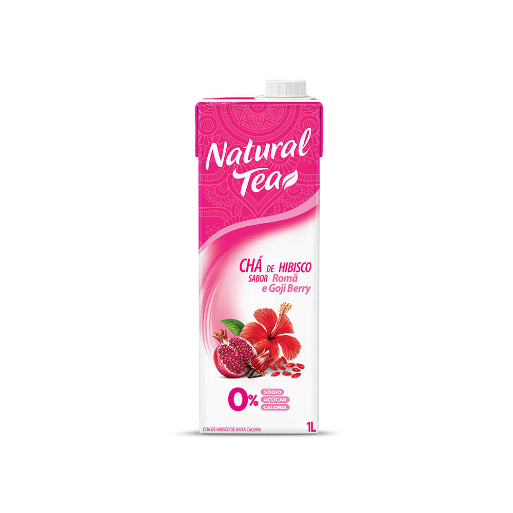 Chá Pronto Natural Tea Hibisco Romã Gojiberry 1l