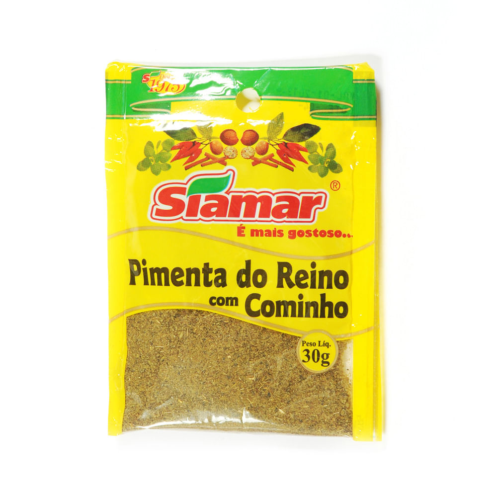 Pimenta Reino Siamar Moída Cominho 30g
