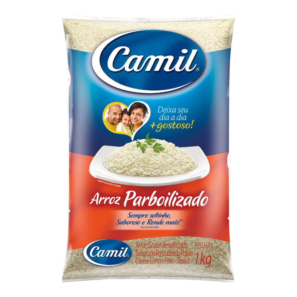 Arroz Camil Parboilizado Tipo 1 1kg