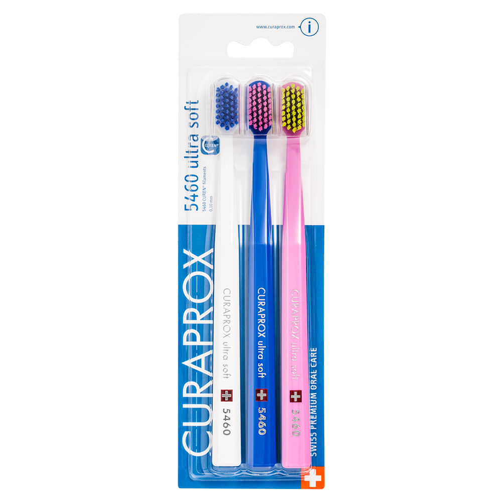 Escova Dental Curaprox 5460 Com 3 Ultra Soft
