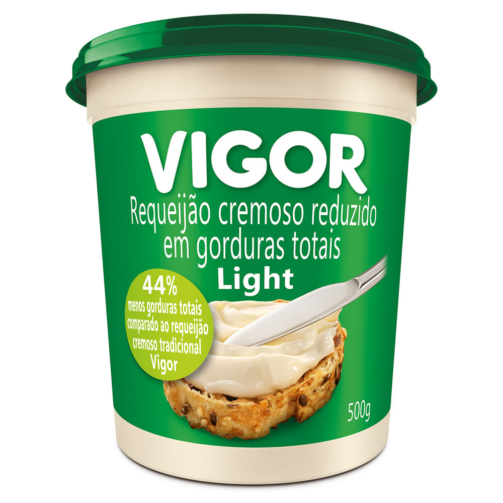Requeijão Vigor Cremoso Light 500g
