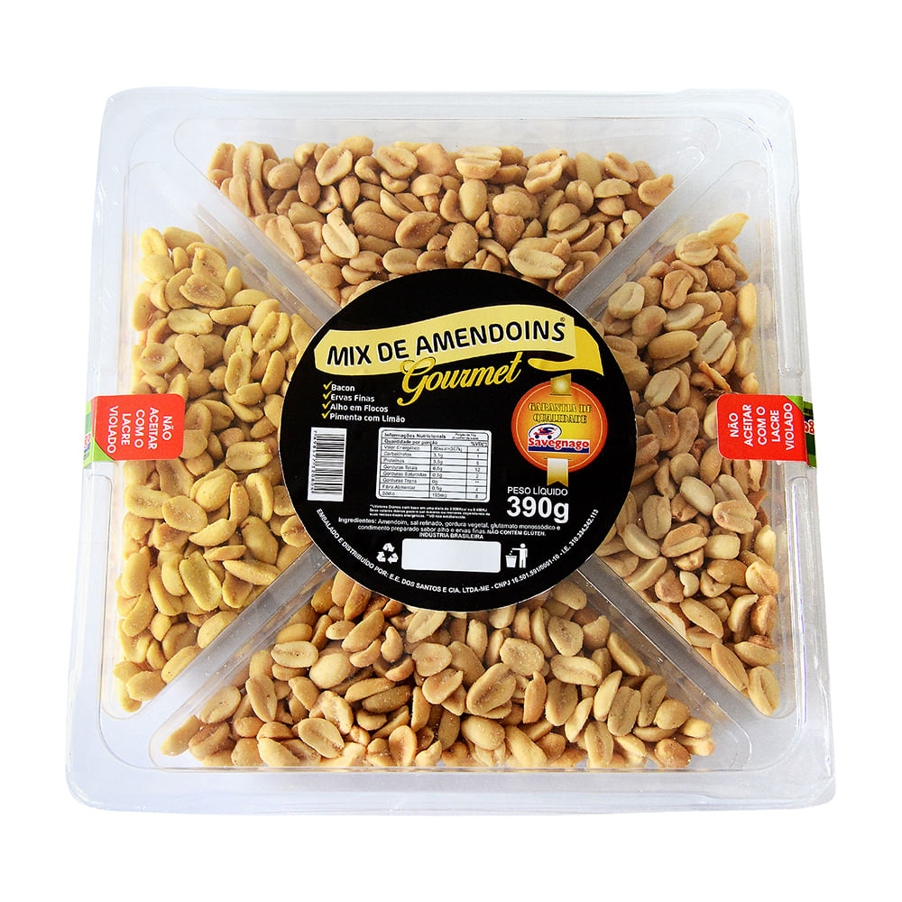 Mix Amendoins 390g Bandeja