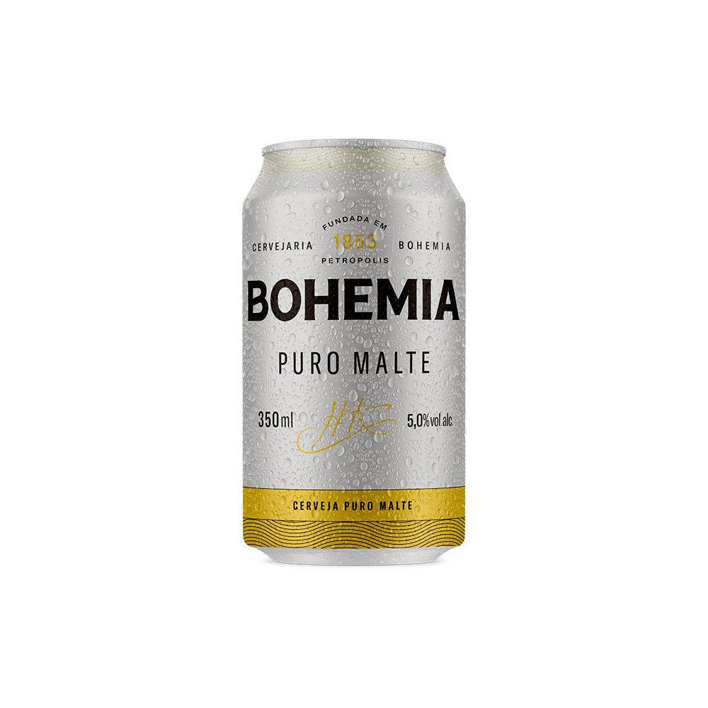 Cerveja Bohemia 350ml Lata