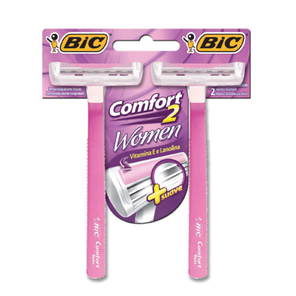 Aparelho Barbear Bic Comfort Twin Women