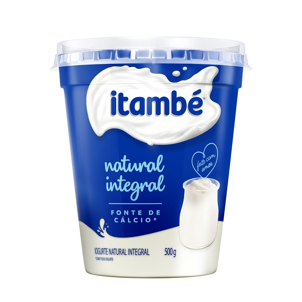 Iogurte Natural Itambé Integral 500g