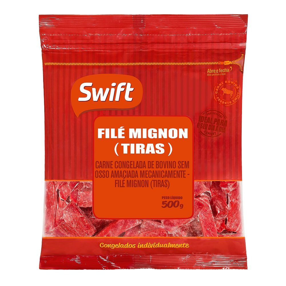 Carne Bovina Filé Mignon Swift 500g Tiras