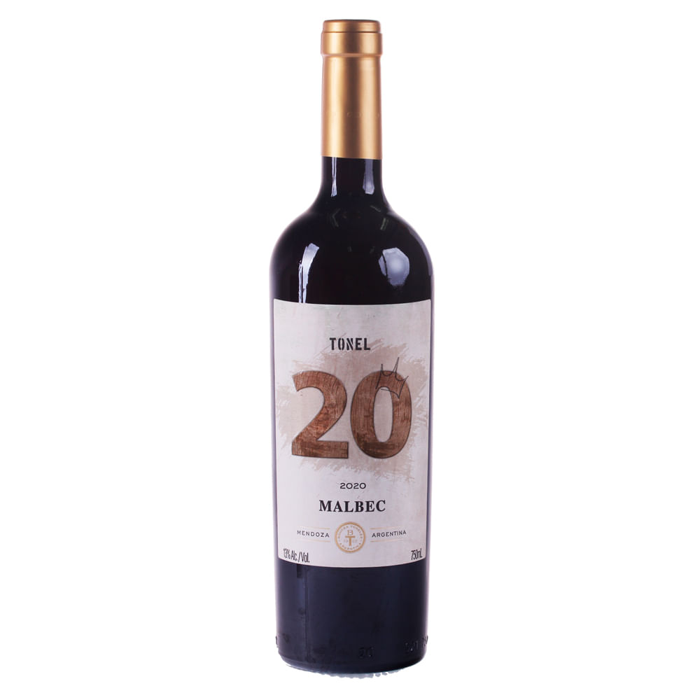 Vinho Argentino Tonel 20 Malbec 750ml
