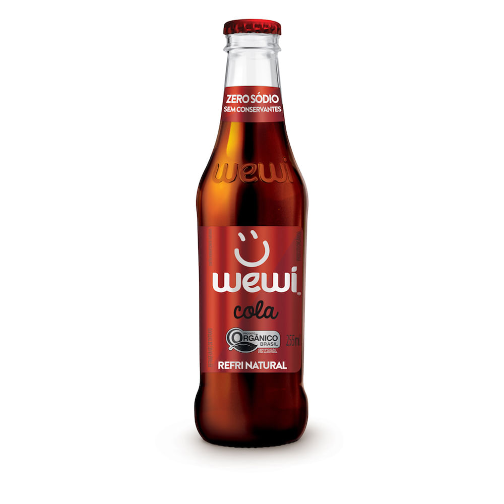 Bebida Gaseificada Wewi Cola Orgânico 255ml