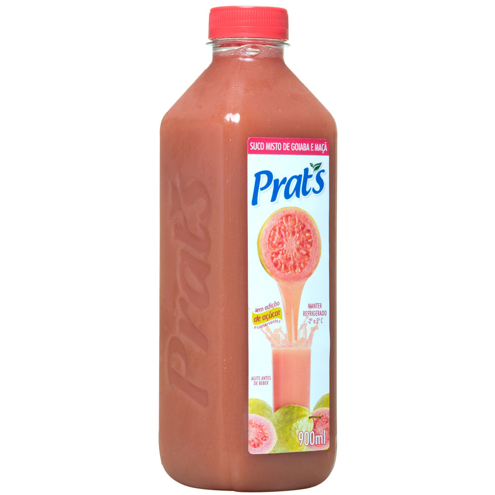 Suco Refrigerado Prats 900ml Goiaba E Maça