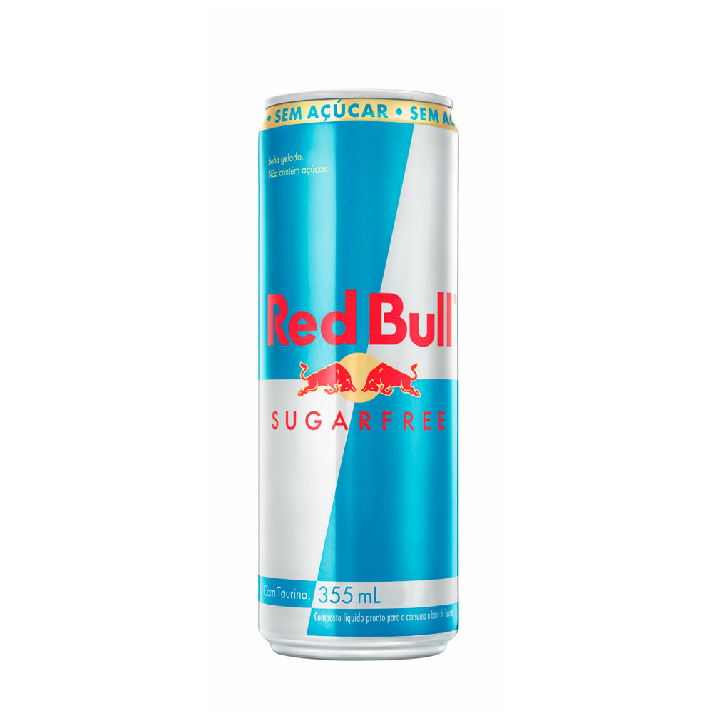 Energético Sem Açúcar Red Bull Sugarfree 355ml