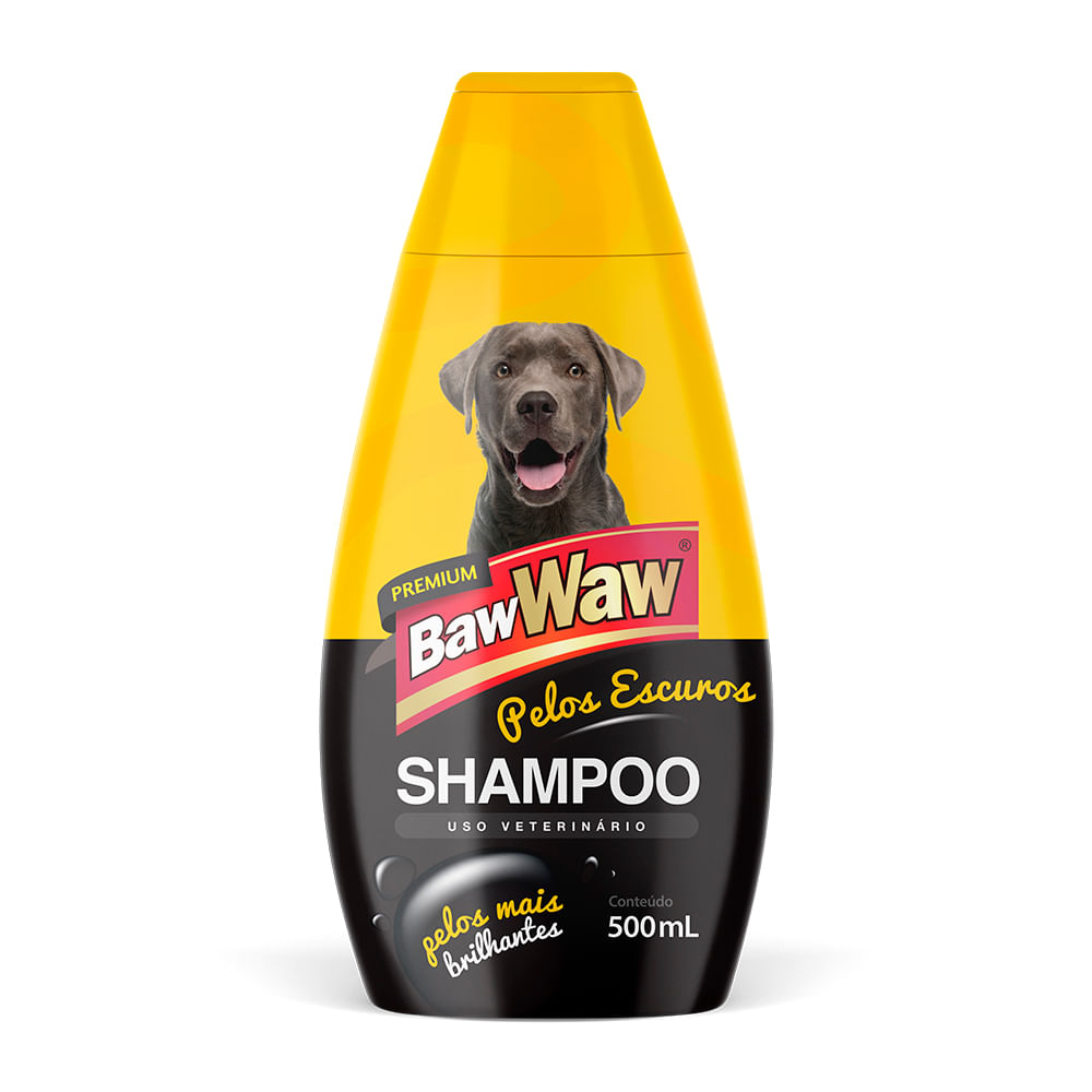 Shampoo Cao Baw Waw 500ml Pelos Escuros