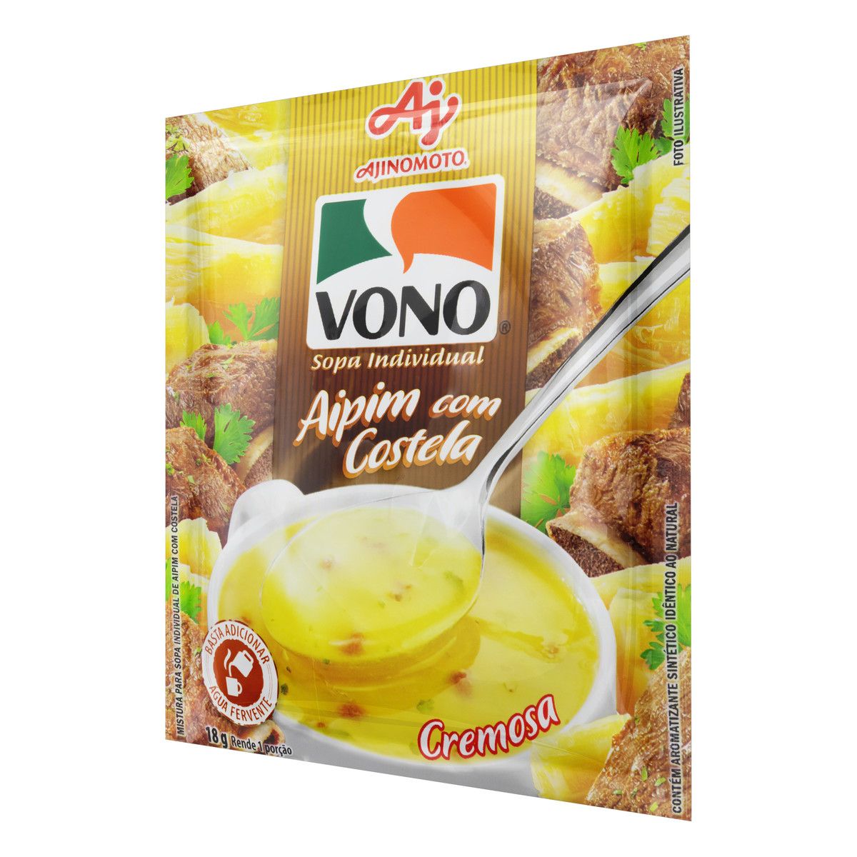 Sopa Instantânea Vono 18g Costela