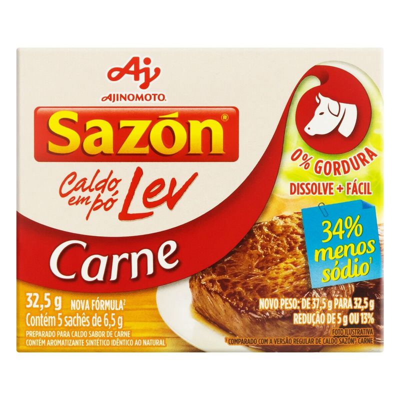Caldo Po Sazon Lev Carne 325g