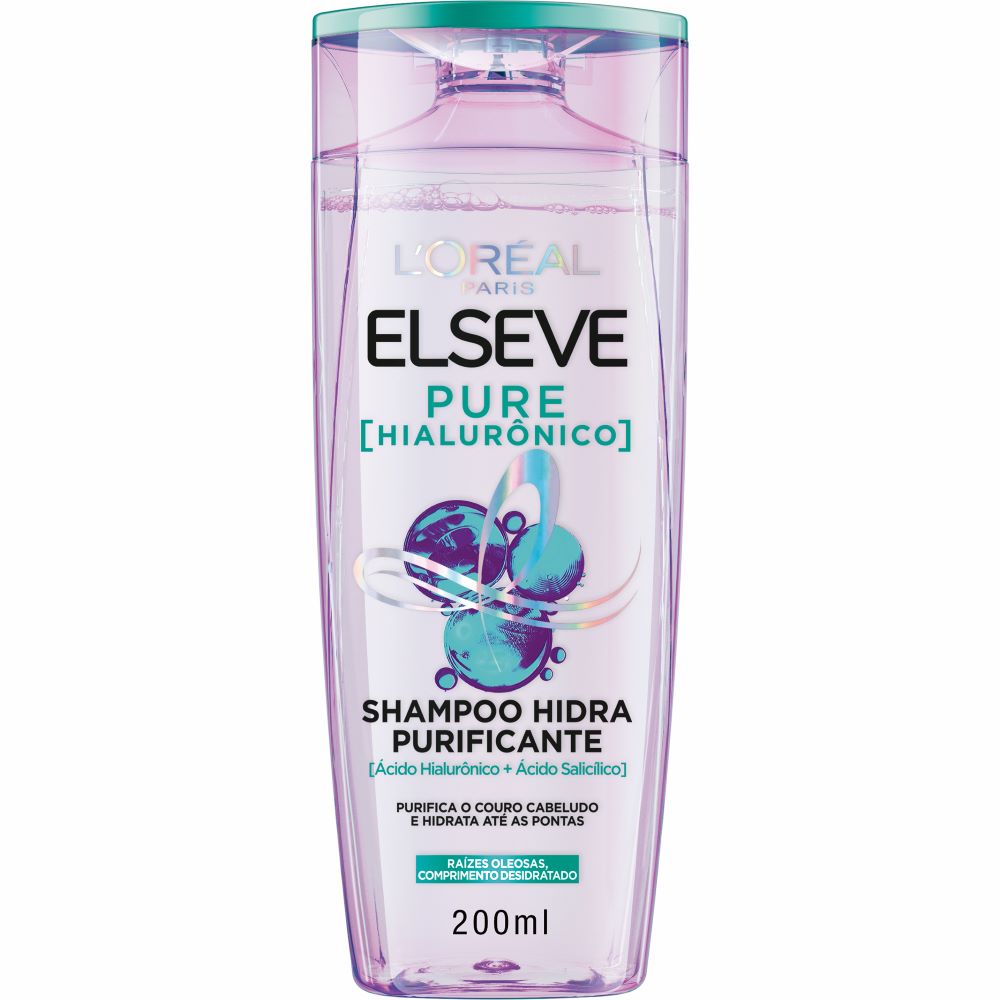 Shampoo Elseve Pure Hialurônico 200ml