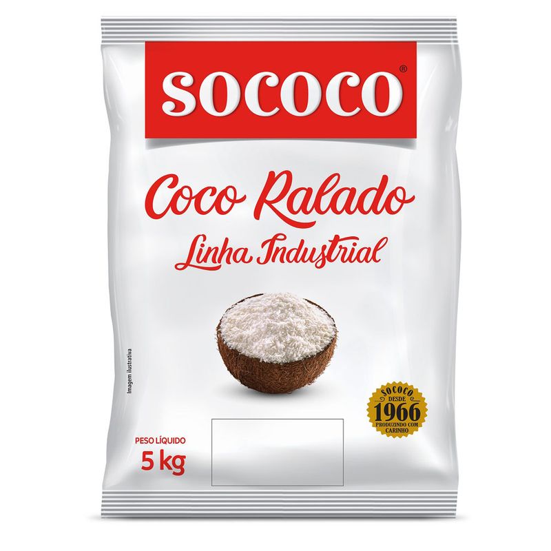 Coco Ralado Fino Sococo 5Kg