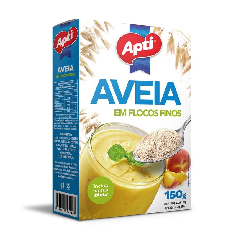 Aveia Flocos Finos Apti 150g