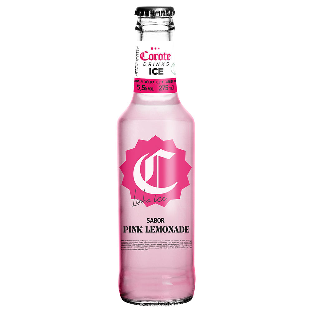 Bebida Mista Corote Ice Pink Lemonade 275ml
