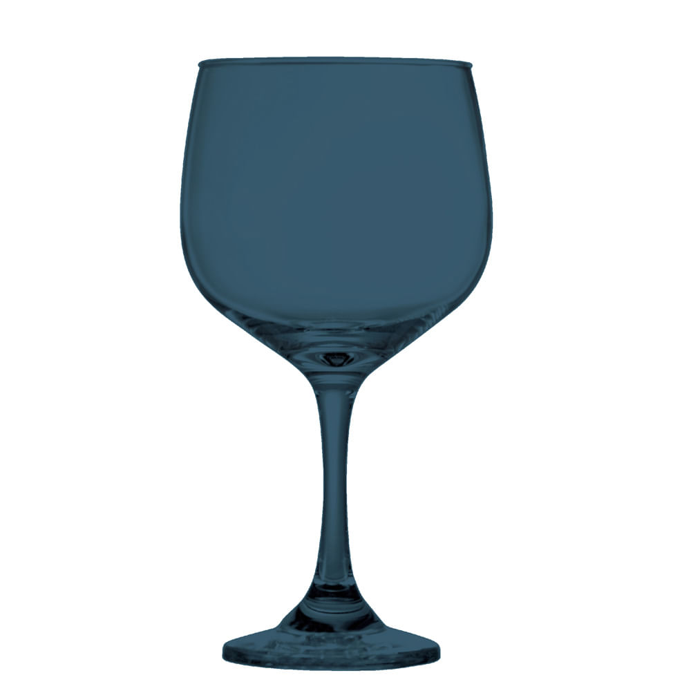 Taça Gin Ruvolo Haste Azul 690ml