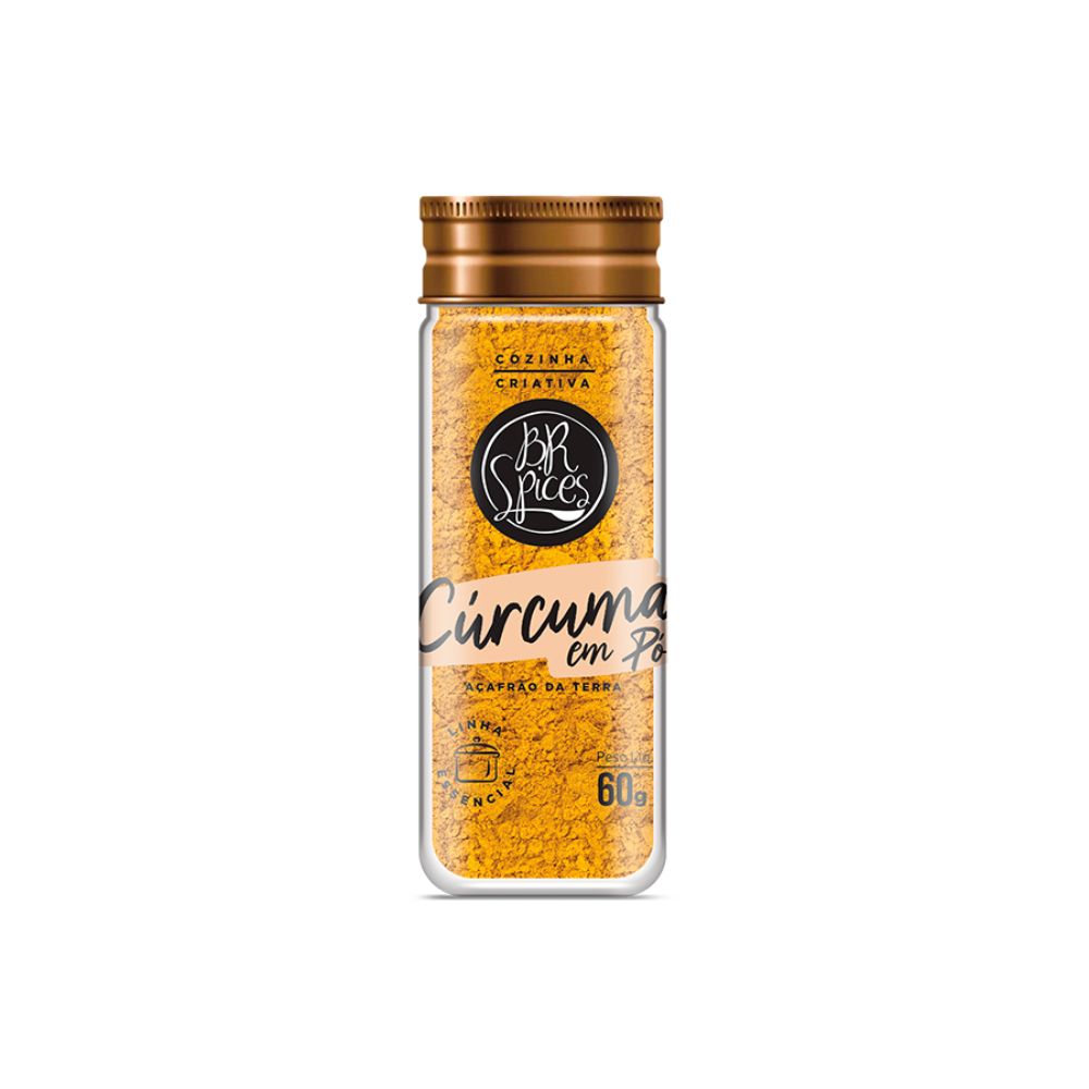 Cúrcuma em Pó Açafrão da Terra Br Spices 60g Vidro - Supermercado Savegnago Cúrcuma em Pó Açafrão da Terra Br Spices 60g Vidro - Supermercado Savegnago