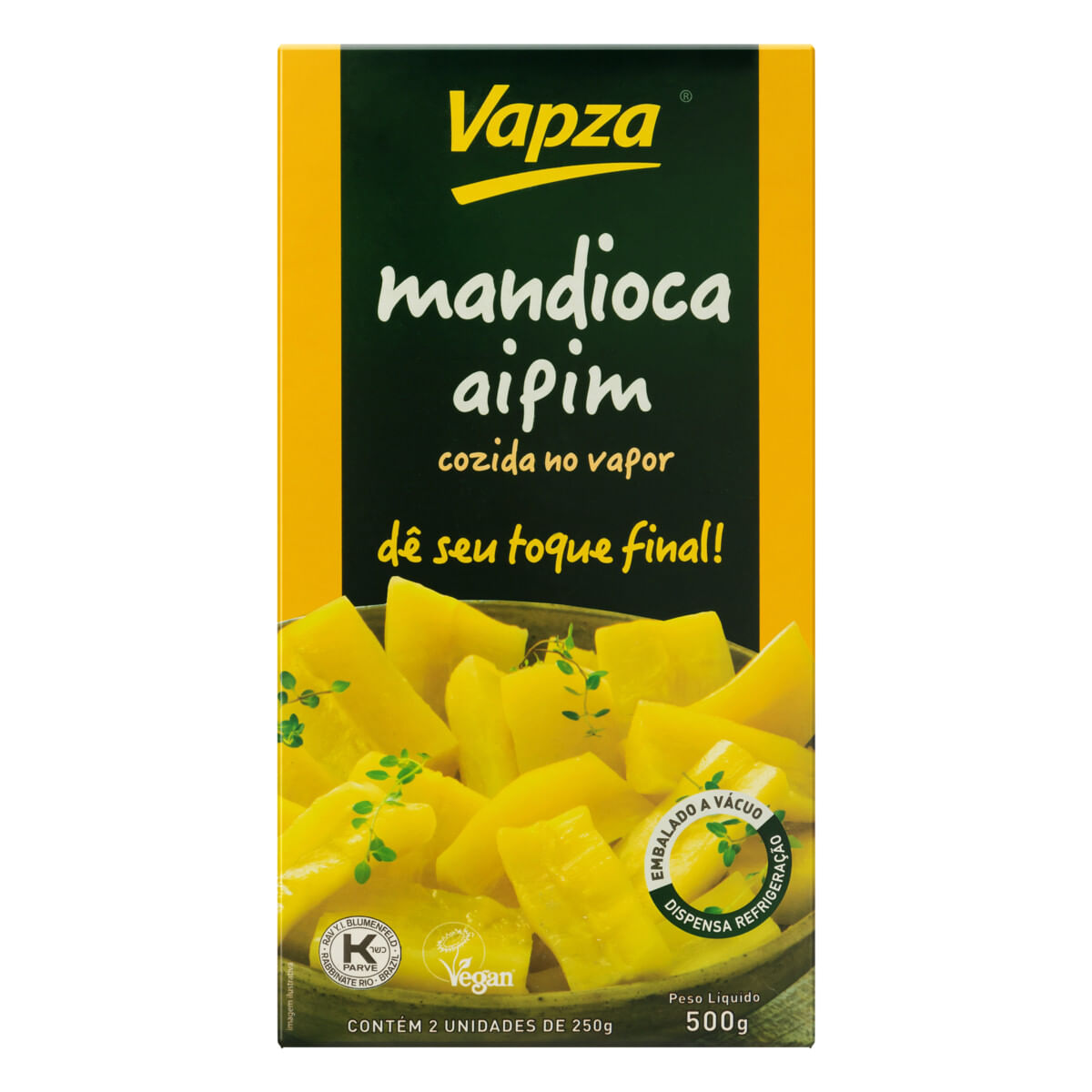 Mandioca Aipim Vapza 500G