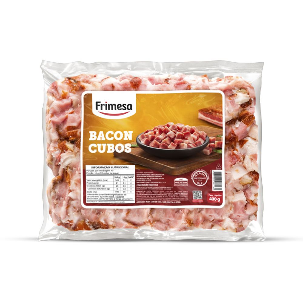 Bacon Frimesa Cubos Resfriado 400g