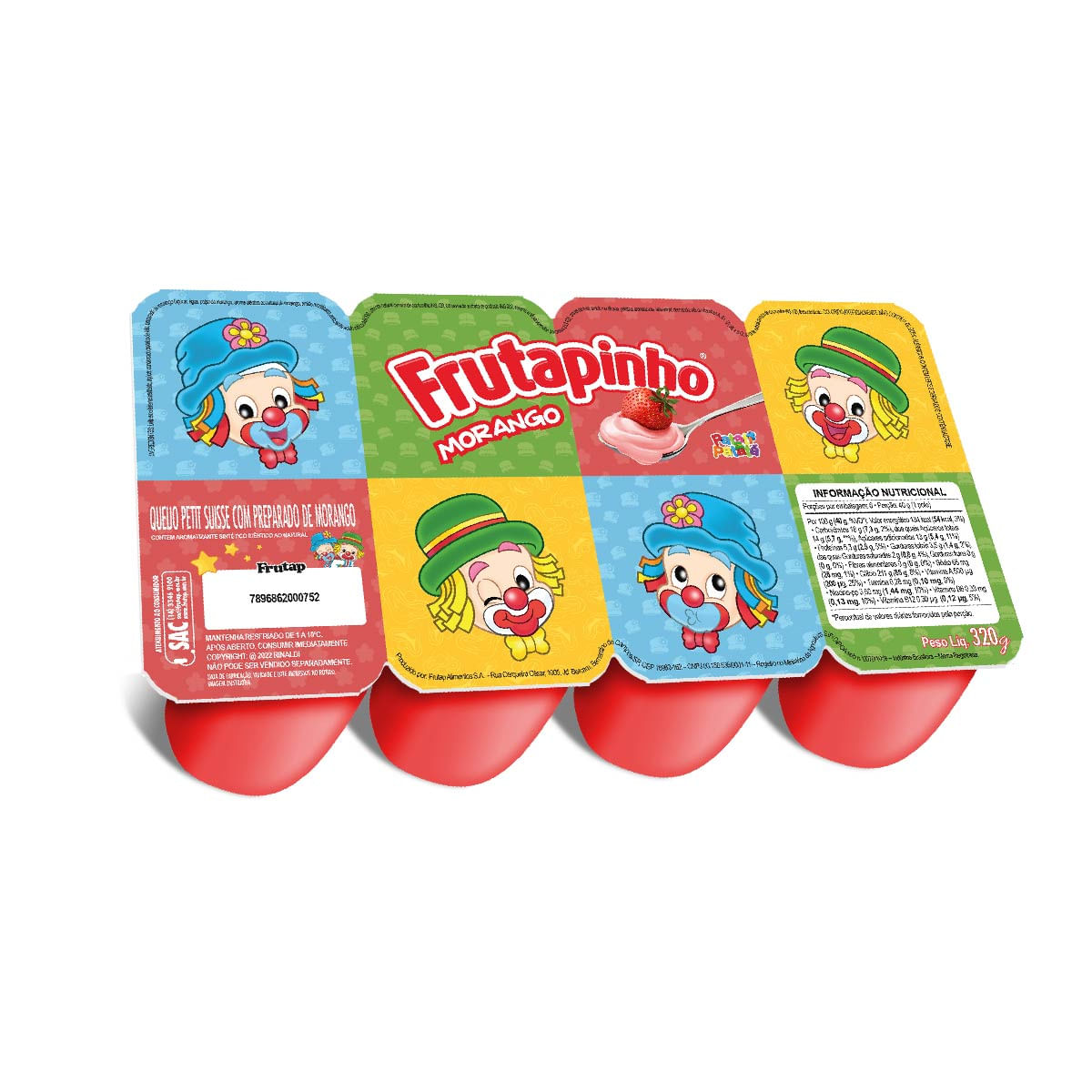 Petit Frutapinho 320g Morango