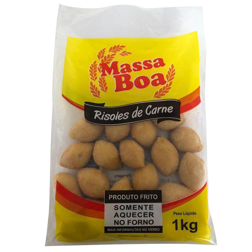 Salgado Risoles Carne Massa Boa 1Kg