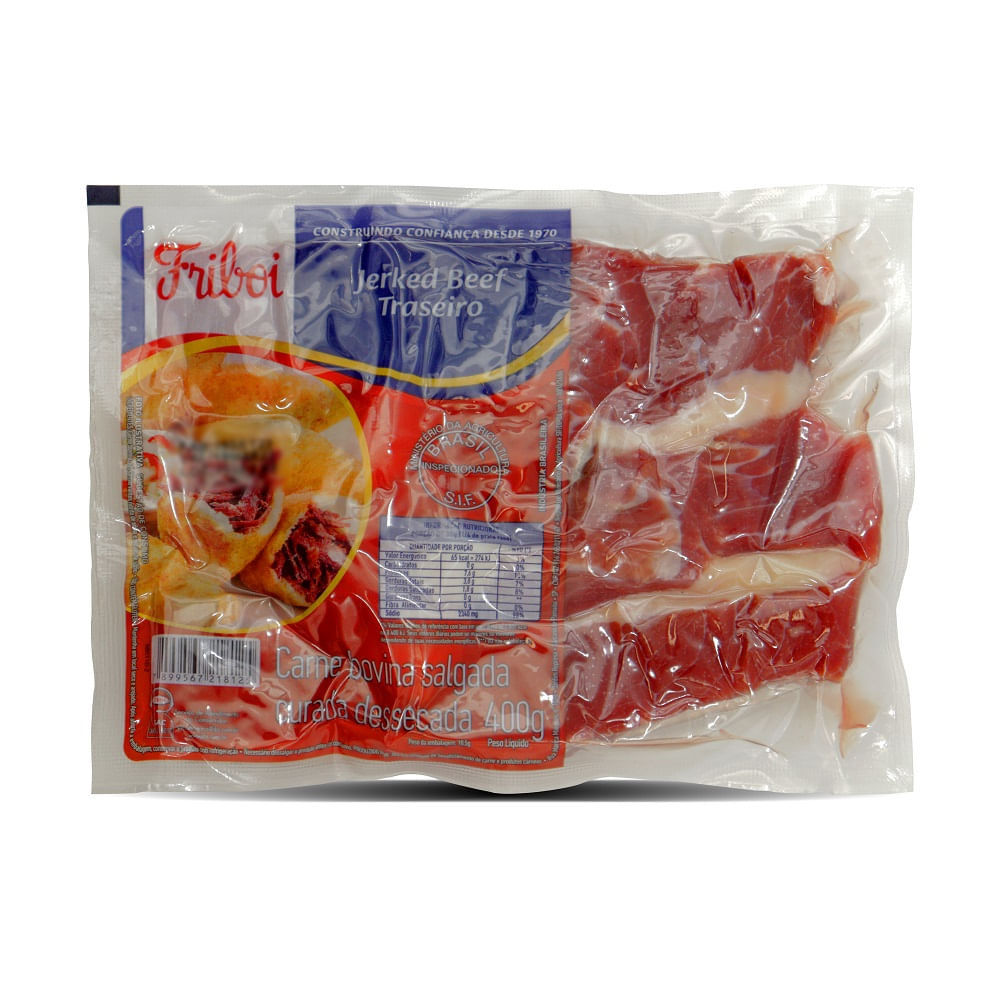 Jerked Beef Friboi Traseiro 400g