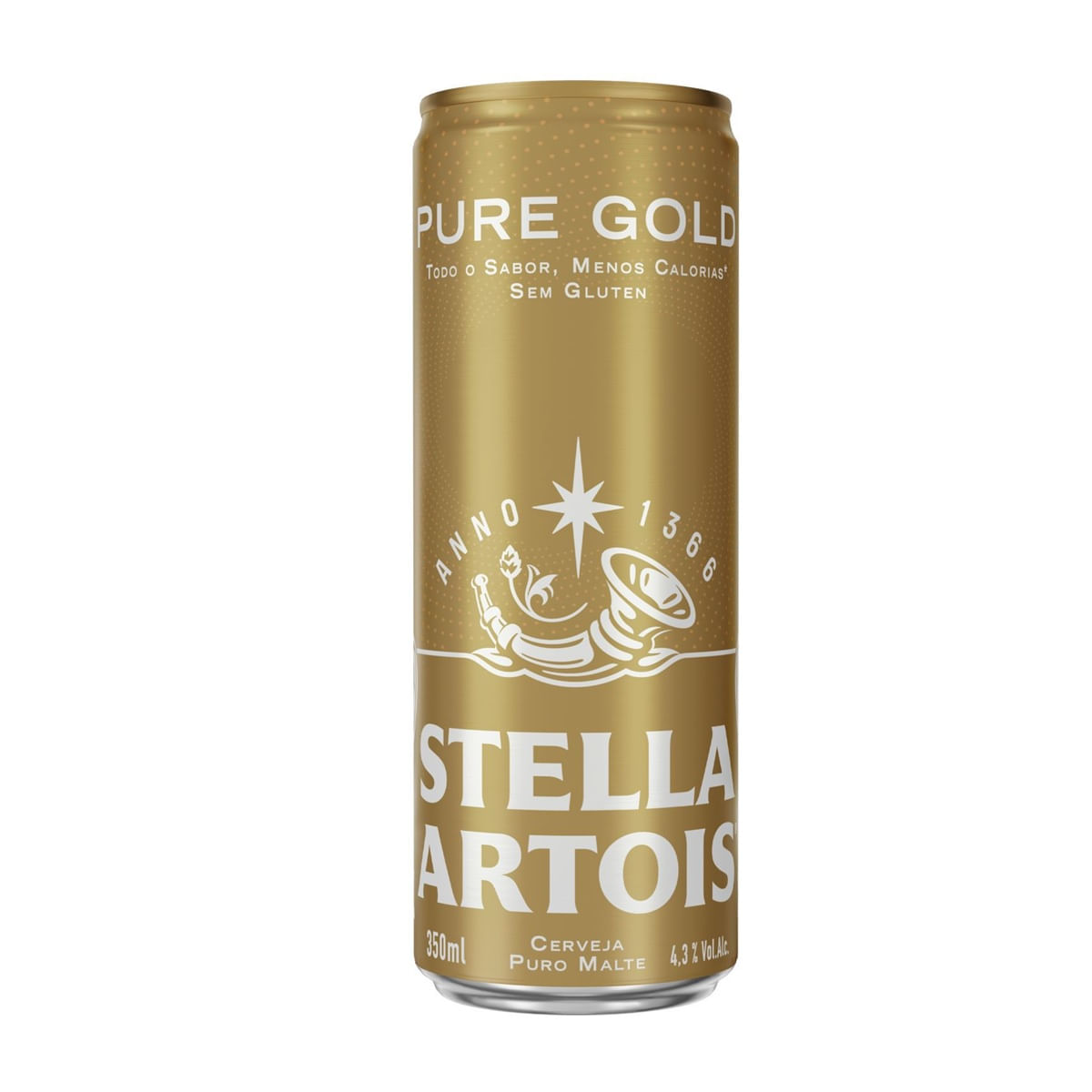 Cerveja Stella Artois Pure Gold Sem Glúten 350ml Lata