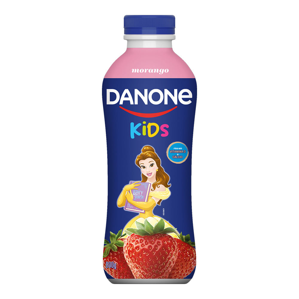 Iogurte Líquido Danone Kids Morango 800g