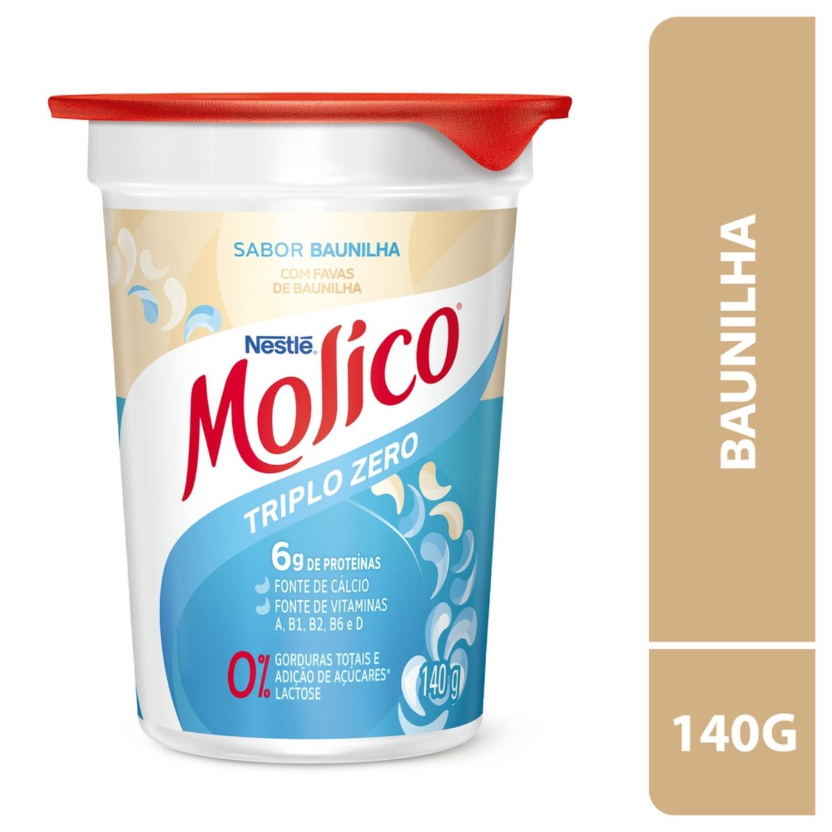 Iogurte Molico Triplo Zero Baunilha 140g