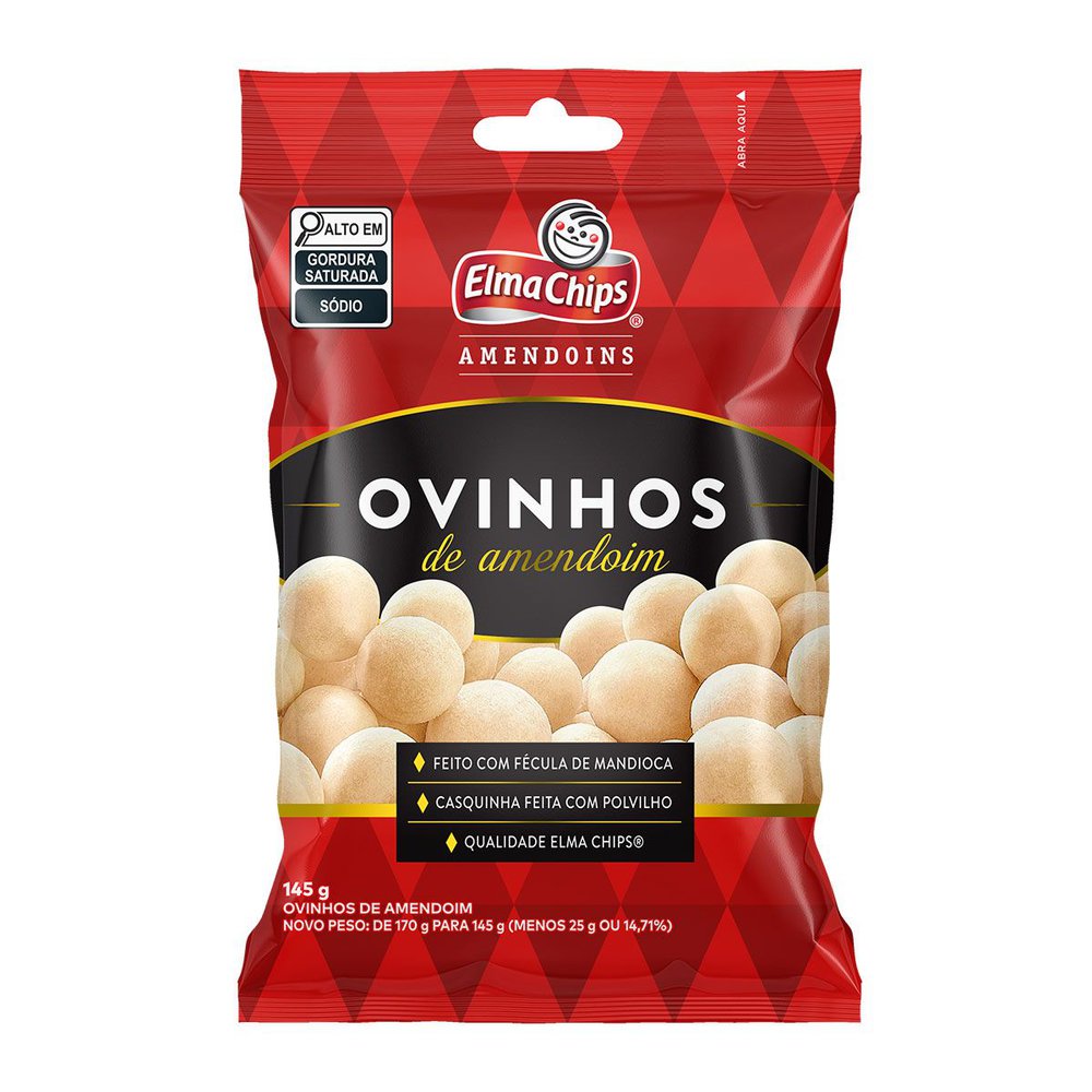 Ovinhos De Amendoim Elma Chips 145G