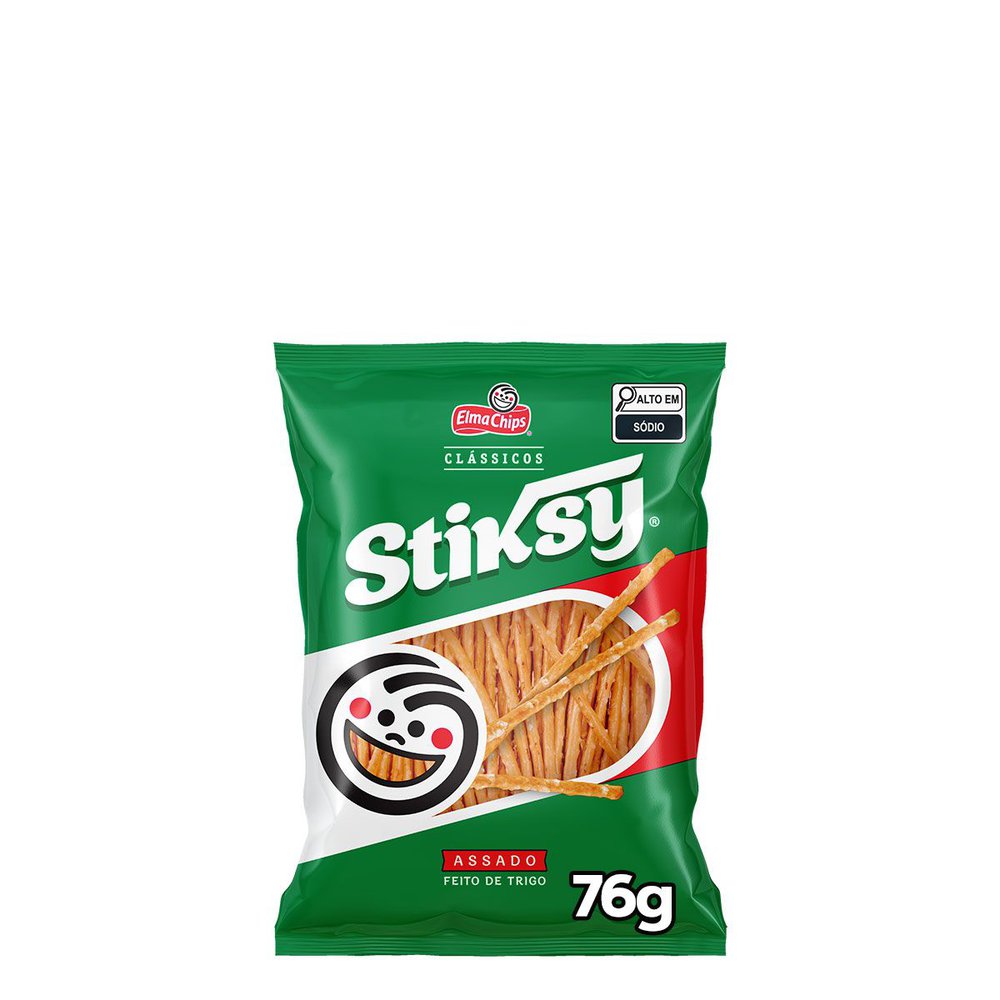 Salgadinho Stiksy Elma Chips 76g